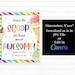 EDITABLE Ice Cream Teacher Appreciation Sign, Here's the Scoop Teacher ...