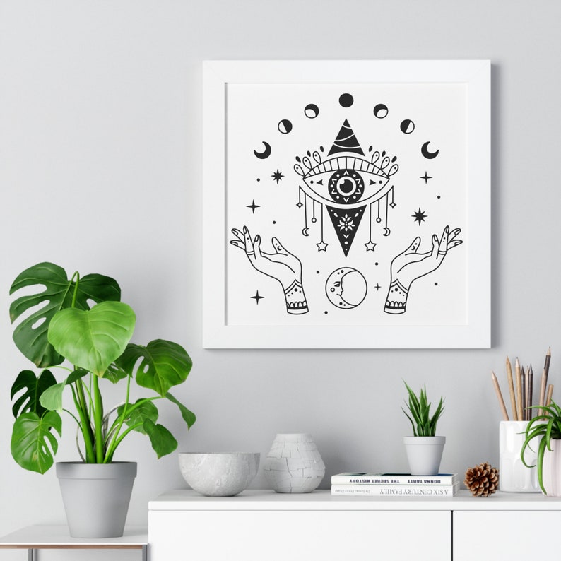 Witch Wall Art, Evil Eye Poster, Witchcore, Tarot Poster, Tarot Wall ...