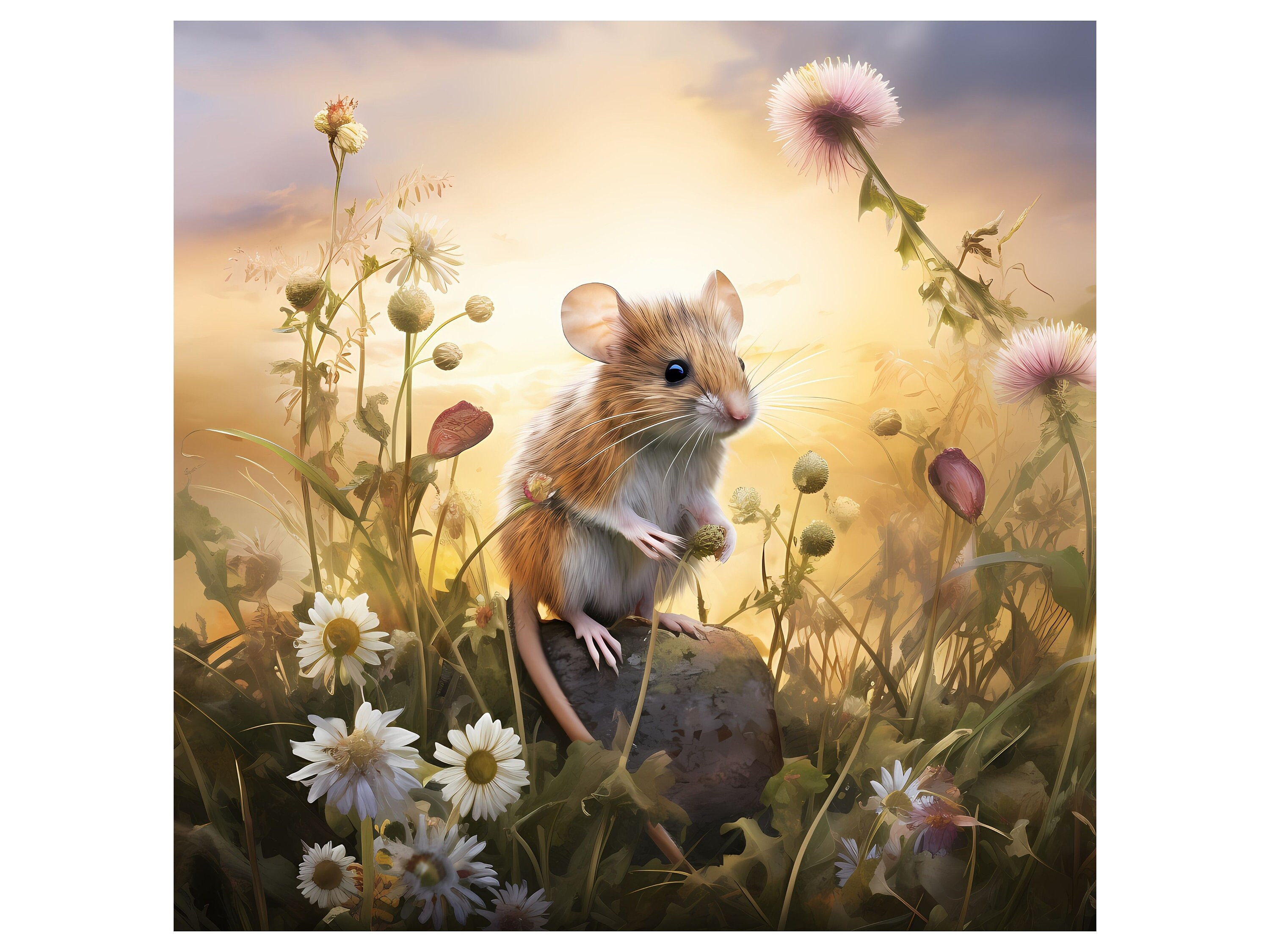 Forrest Mouse Clipart - 12 High Quality Jpgs - Instant Download - Card ...