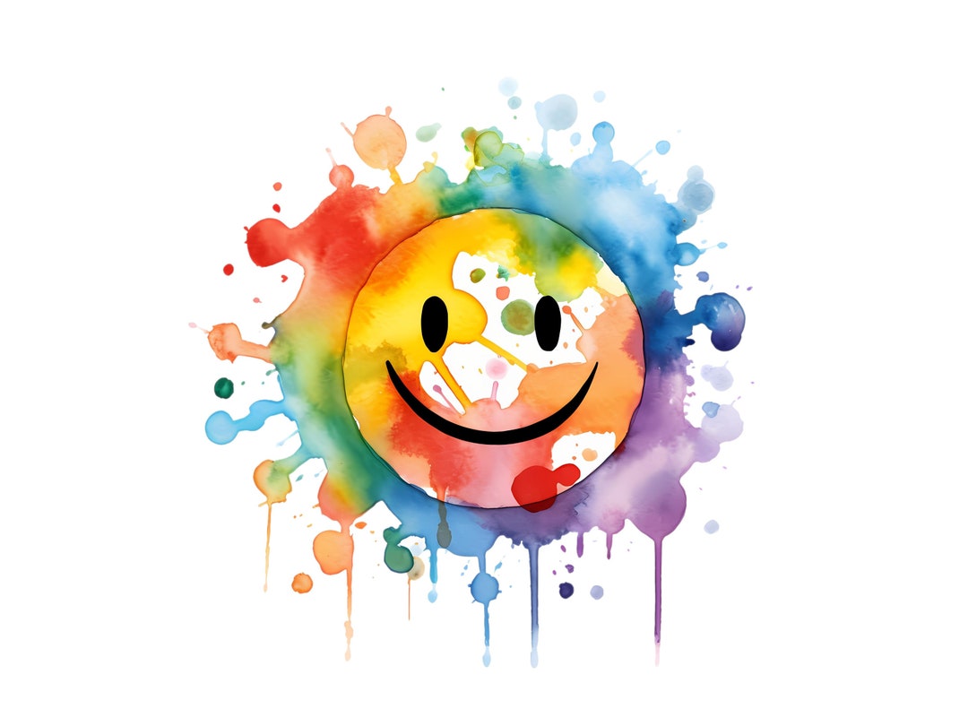 Smiley Face Clipart - 12 High Quality Jpgs - Instant Download - Card ...