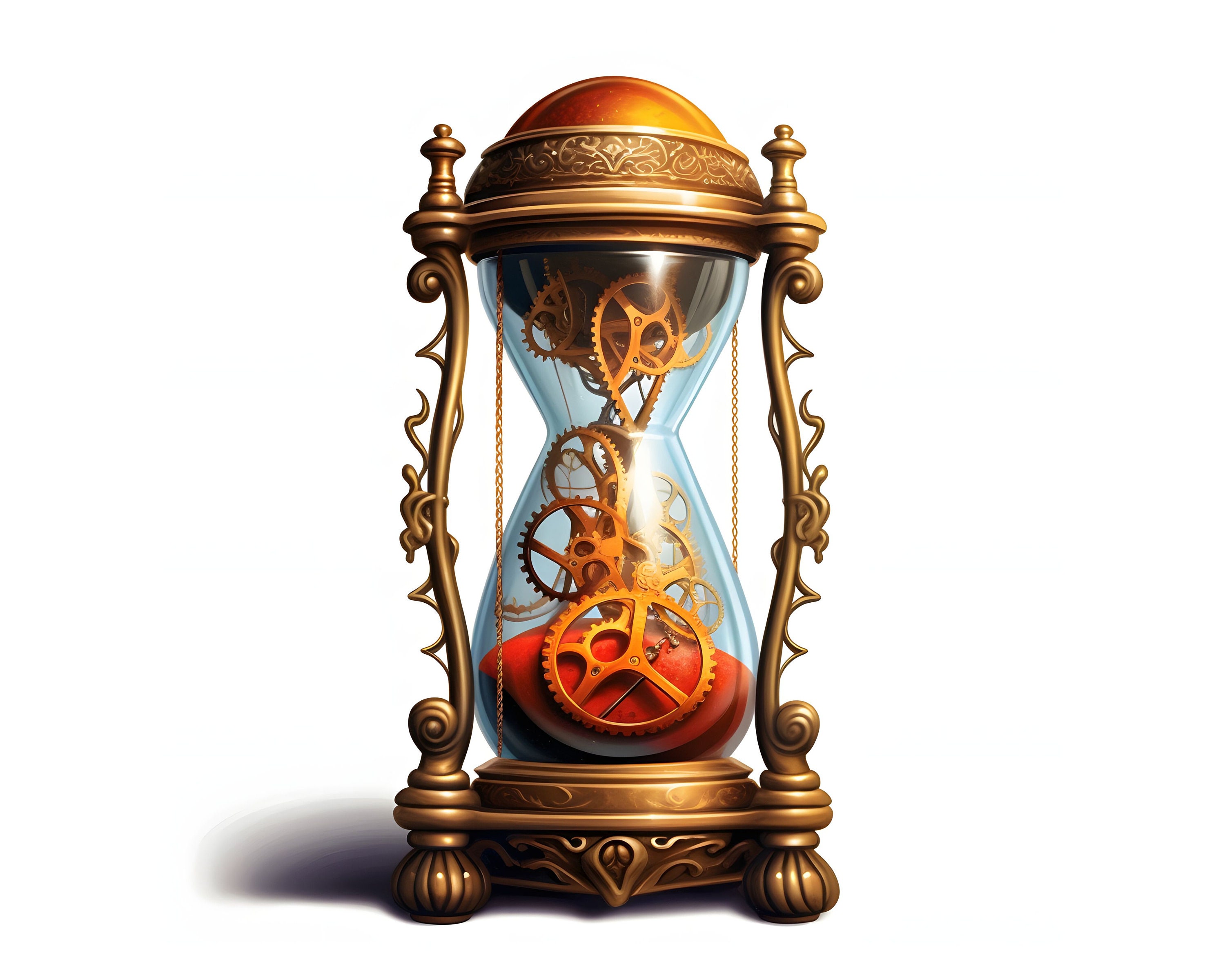 Steampunk Time Pieces Clipart 12 High Quality Jpgs Instant - Etsy