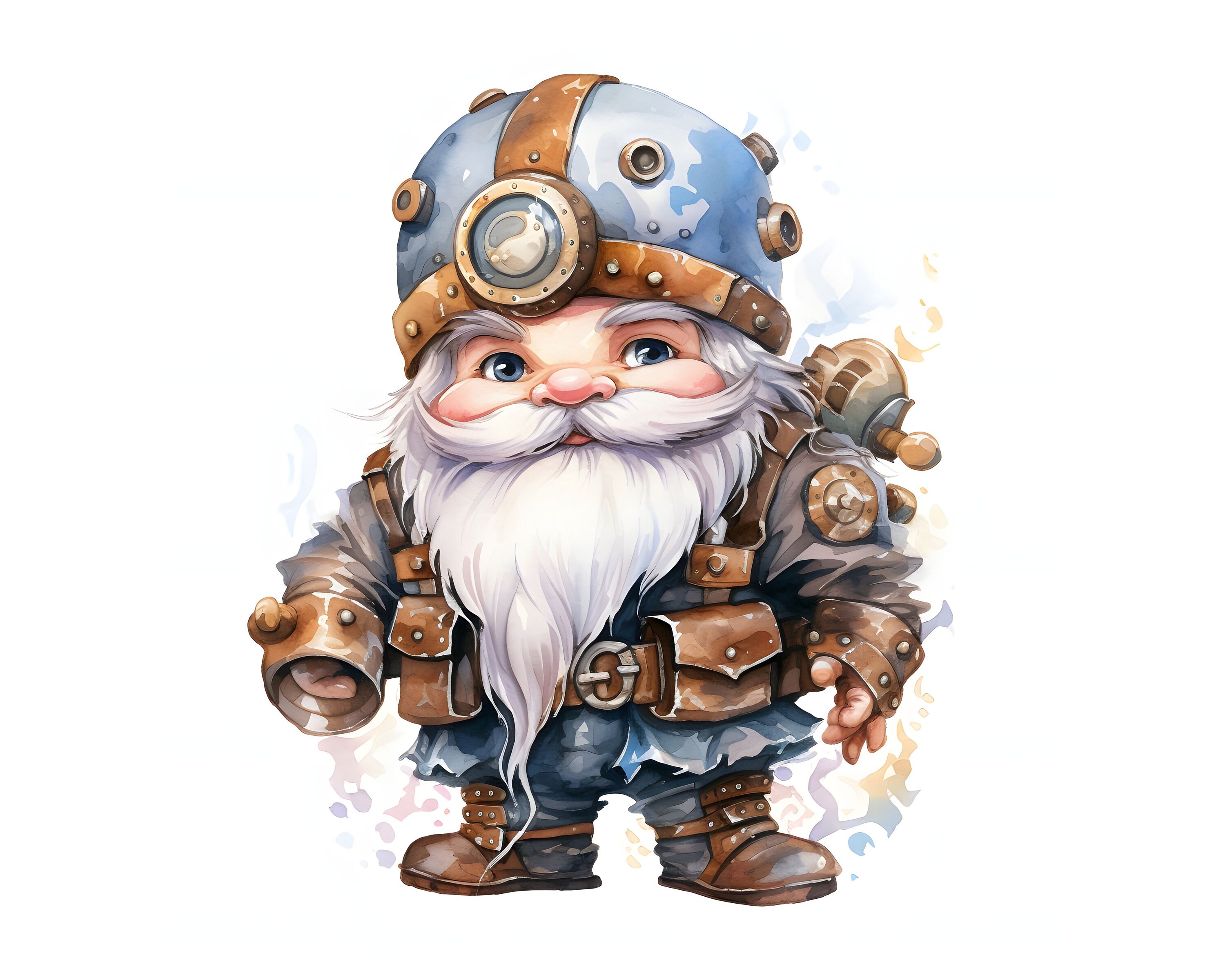 Steampunk Dwarf Clipart 12 High Quality Jpgs Instant - Etsy