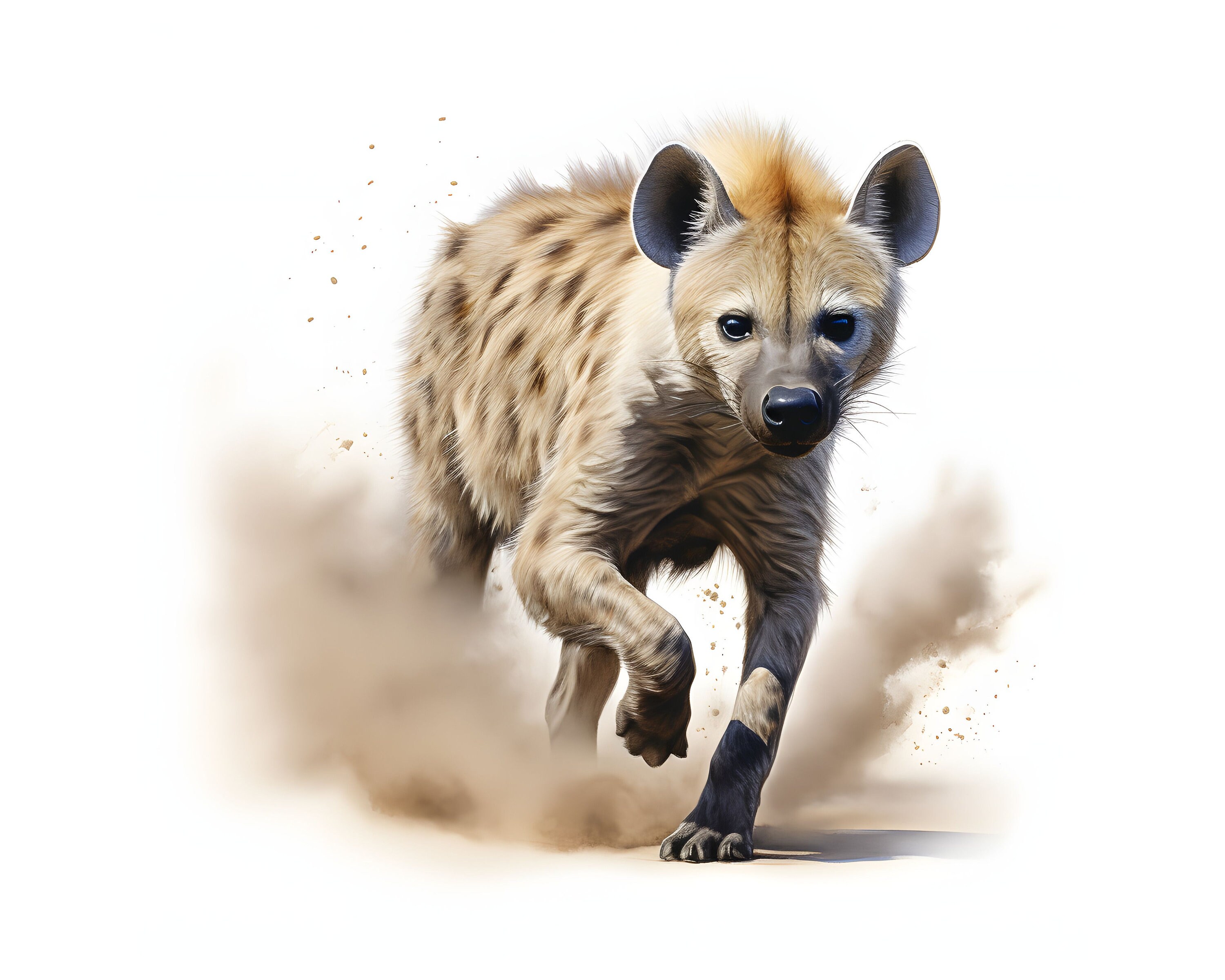 African Hyenas Clipart 11 High Quality Jpgs Instant Download Card ...
