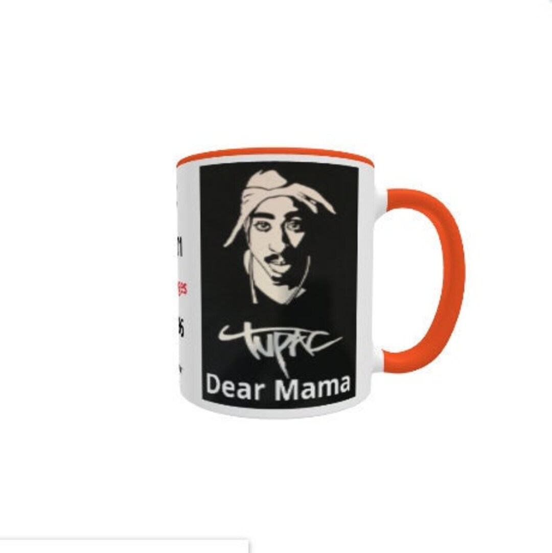 2PAC Picture Famous Tupac With Text Tea Coffee Mug With Color Inside 11 ...