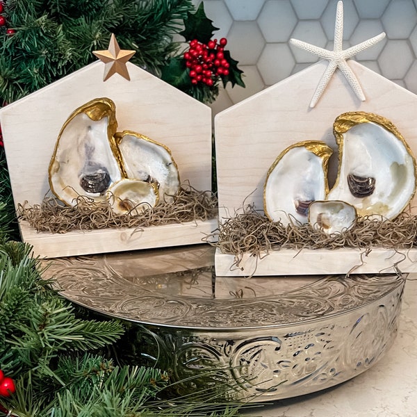Oyster Shell Nativity - Etsy