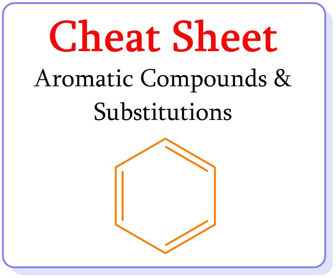Aromatic Compounds - Cheat Sheet for | Nursing | Nursing School | Pre ...