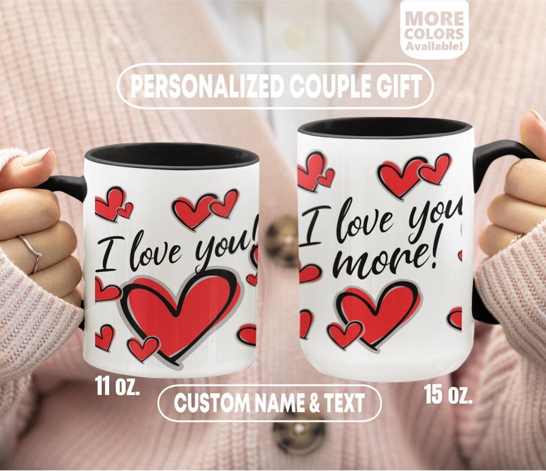 Custom Valentine Mug, Custom Valentine Gift, Personalized Mug ...