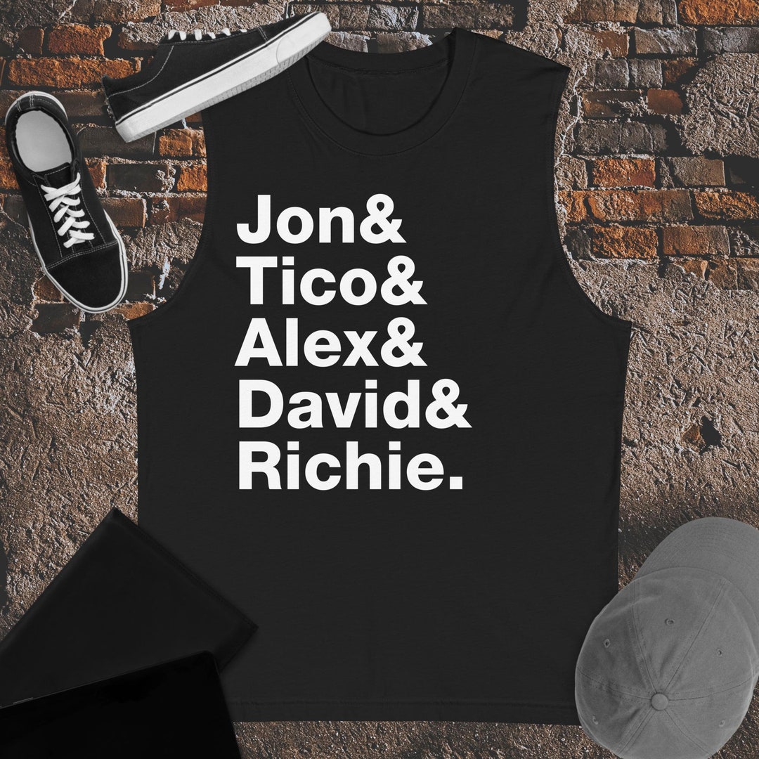 Bon Jovi Icons Muscle Shirt - Etsy
