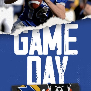 Customizable Digital Download Sports Game Day Instagram Social Media ...