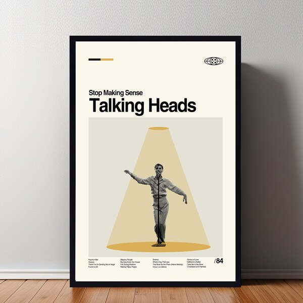 Talking Heads Poster - Etsy
