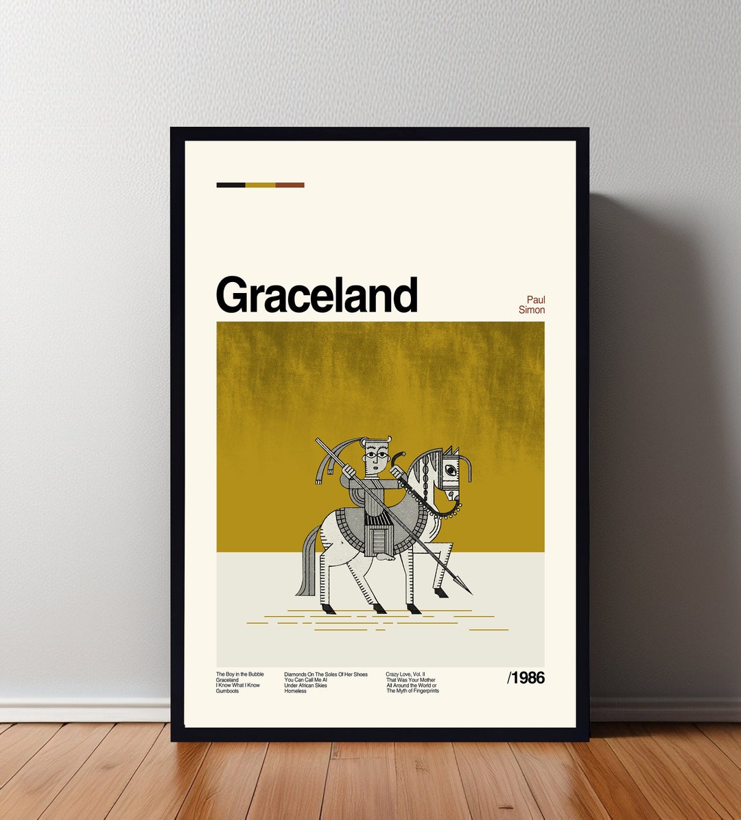 Graceland Movie Poster Graceland Print Wall Art Minimalist - Etsy