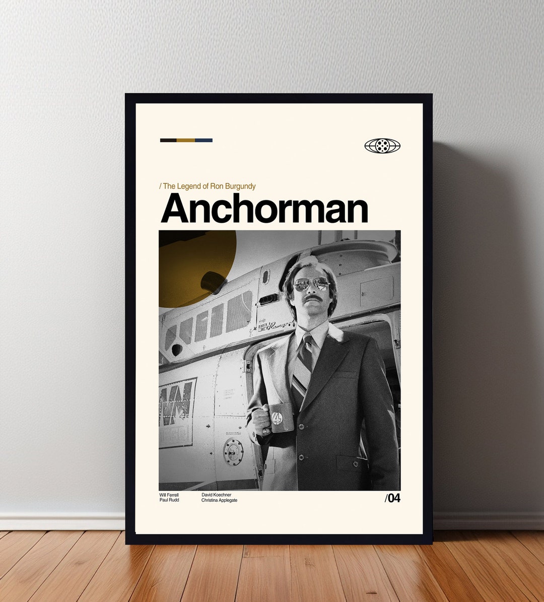 Anchorman Poster Anchorman Print Minimalist Movie Vintage - Etsy