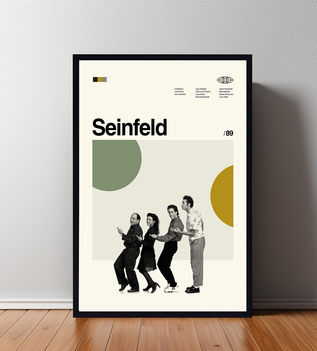 Seinfeld Poster Seinfeld Print Movie Poster Modern Vintage - Etsy