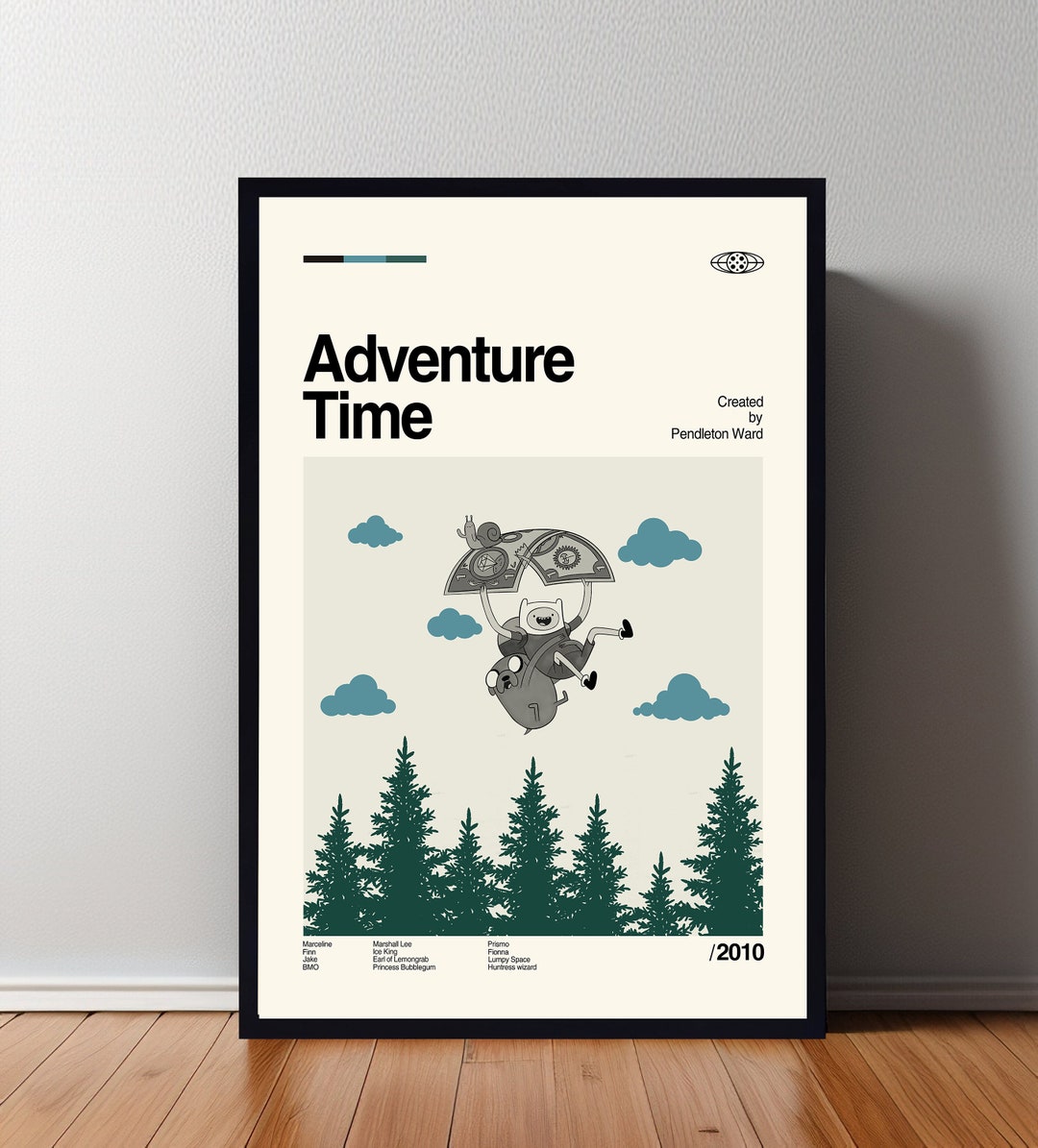 Adventure Time Poster Adventure Time Print Minimalist Movie - Etsy
