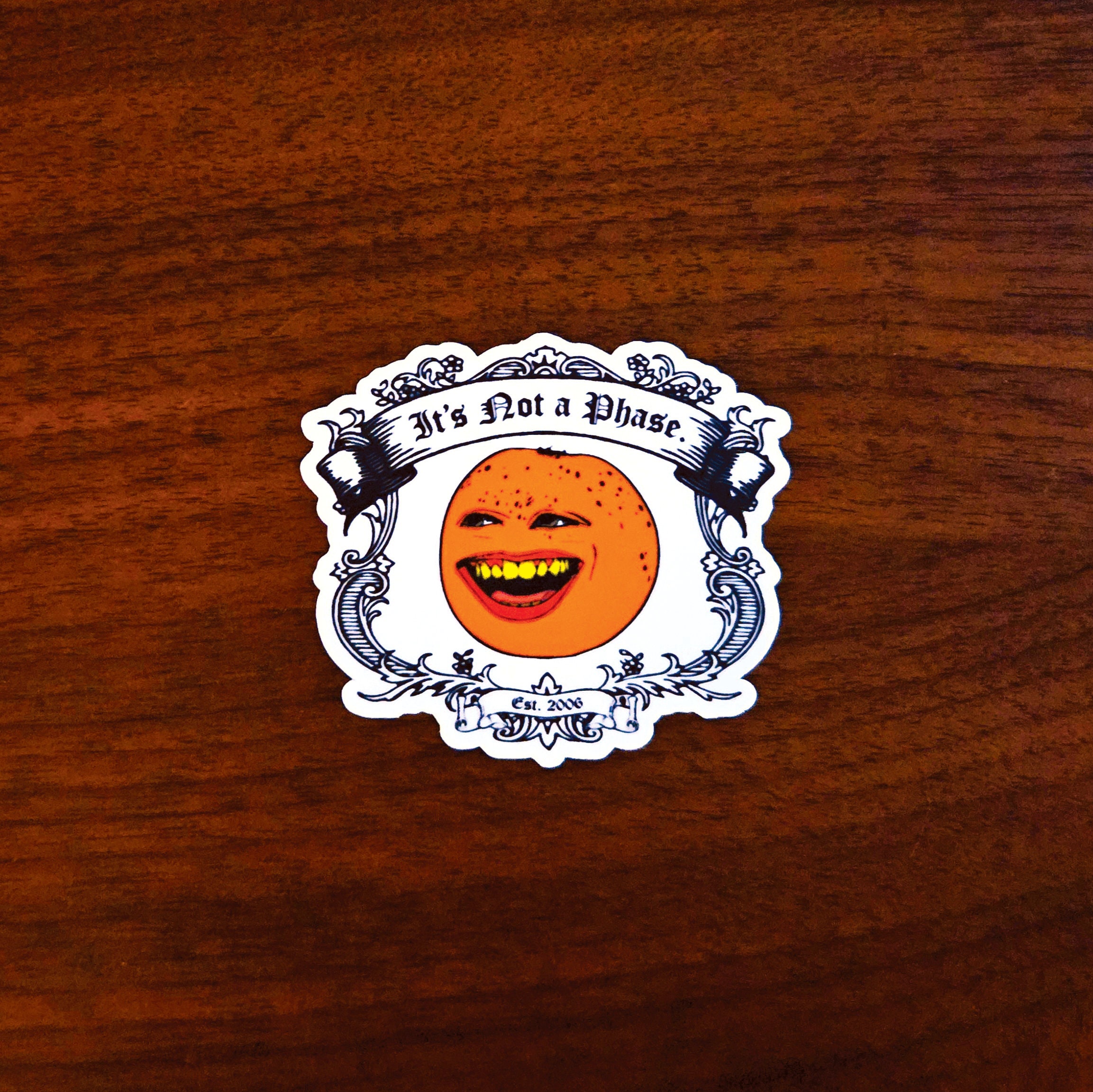 Annoying Orange Legacy // Funny Meme Sticker for Laptop, Bottle, Phone ...