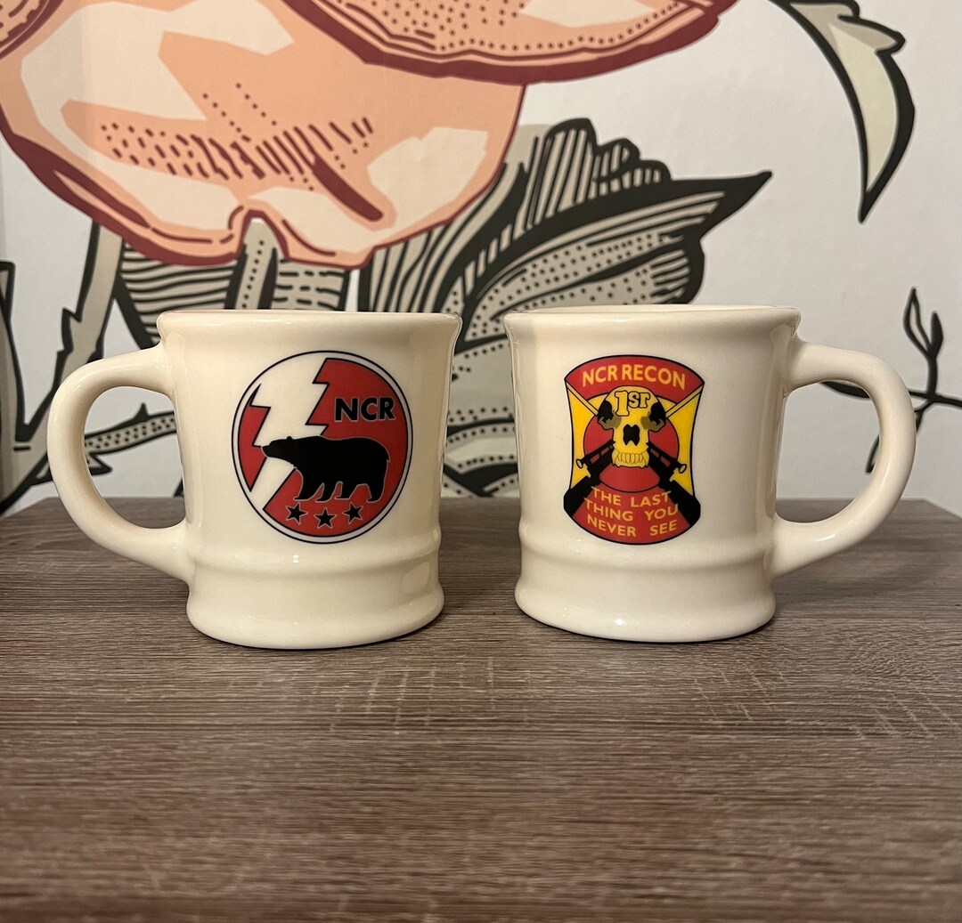 Fallout NCR Recon Military Mug // Funny Unique Custom Ceramic // Coffee ...