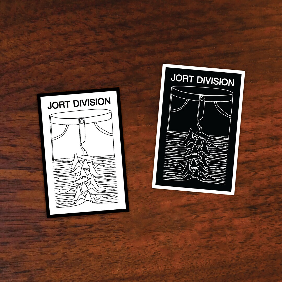 Jort Division // Sticker for Laptop, Bottle, Phone, Car, Hard Hat ...