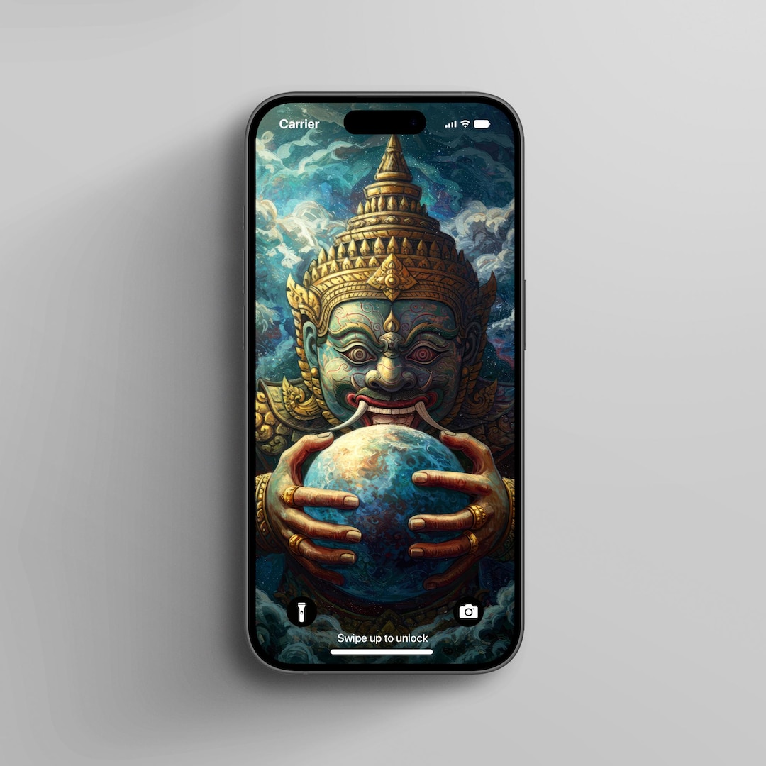 Khmer Rahu Eclipse iPhone Wallpaper | Khmer Phone Background, Lunar ...