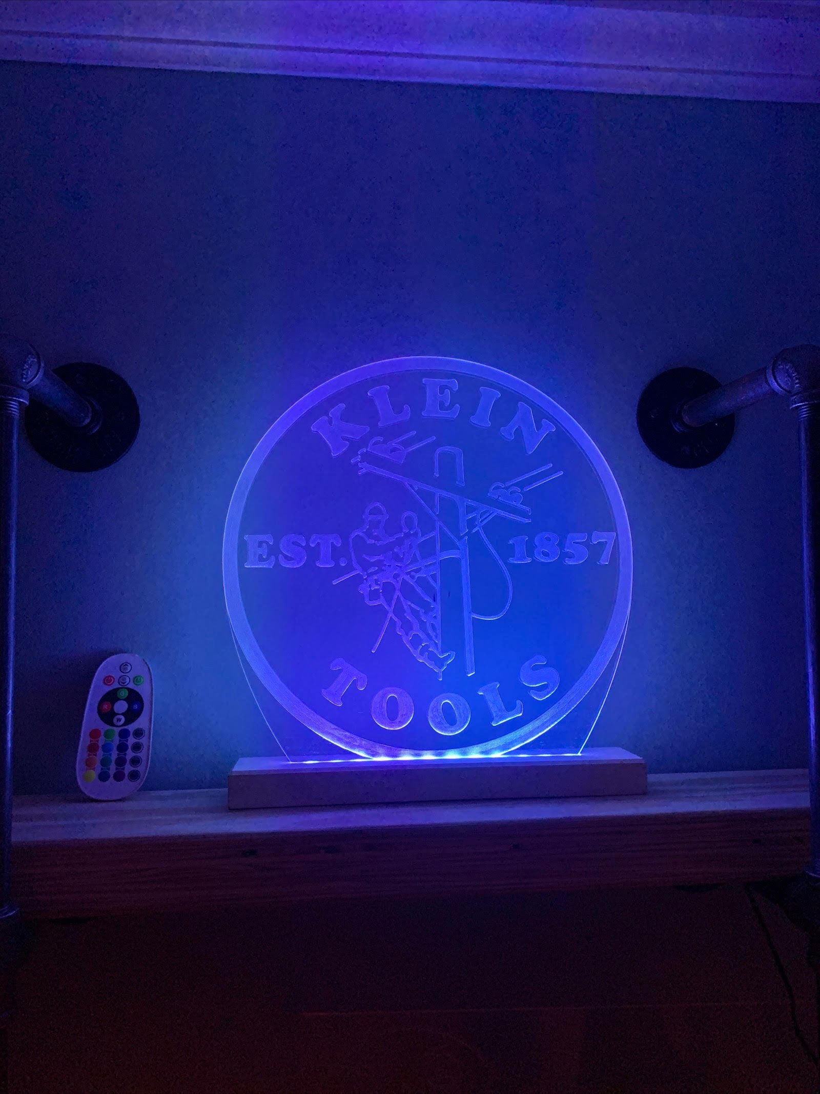 New Klein Tools Logo 12 Acrylic RGB LED Light Sign Lamp - Etsy