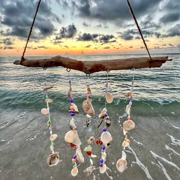Sea Glass Wind Chime - Etsy