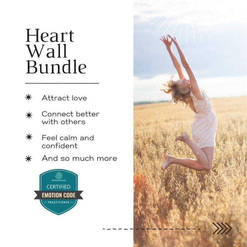 Heart Wall Release Emotion Code Bundle Email - Etsy
