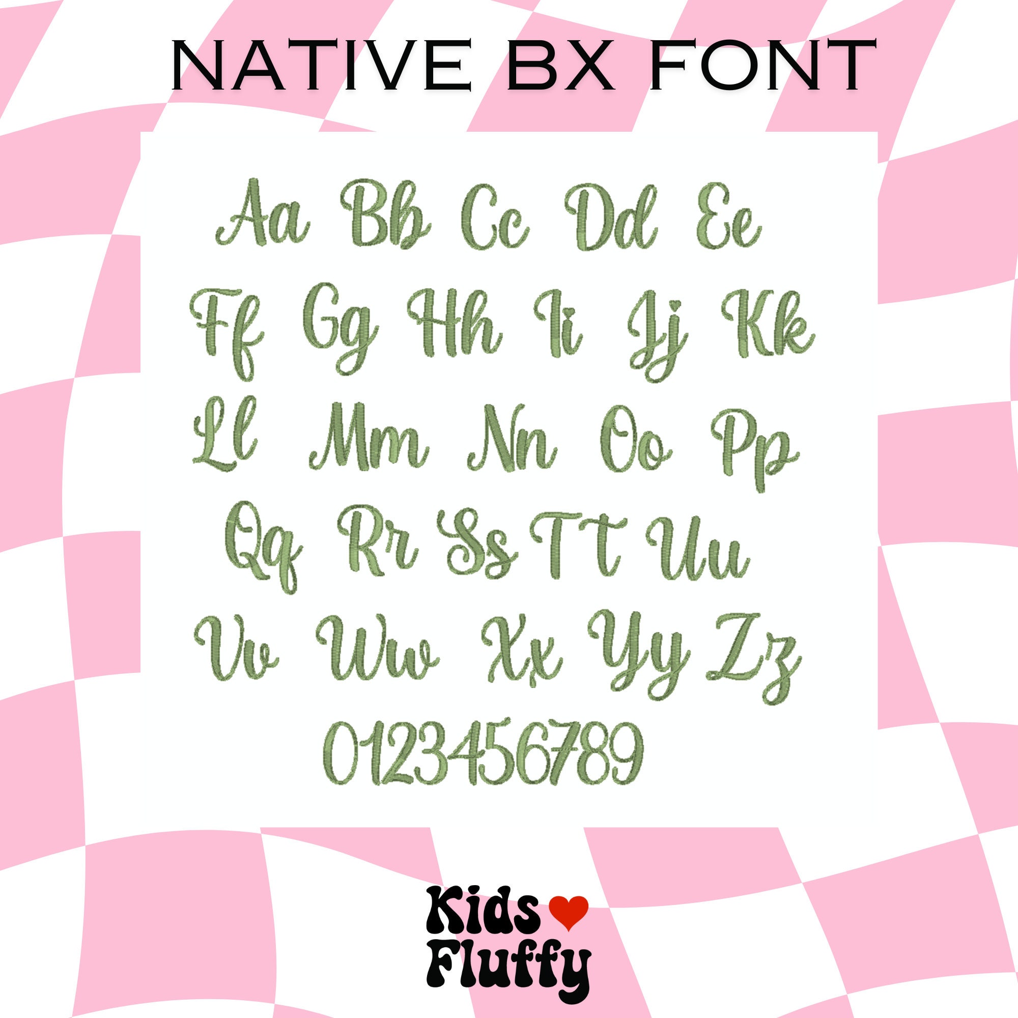 Native BX Font Josephsophia - BX Font - Embrilliance BX Font - Satin ...