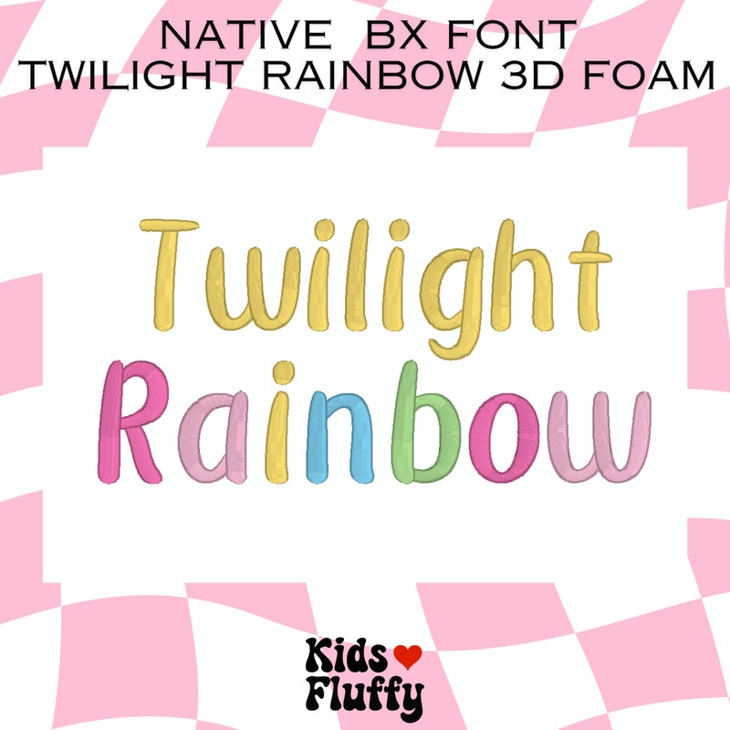 3d Puff Embroidery Font - Etsy