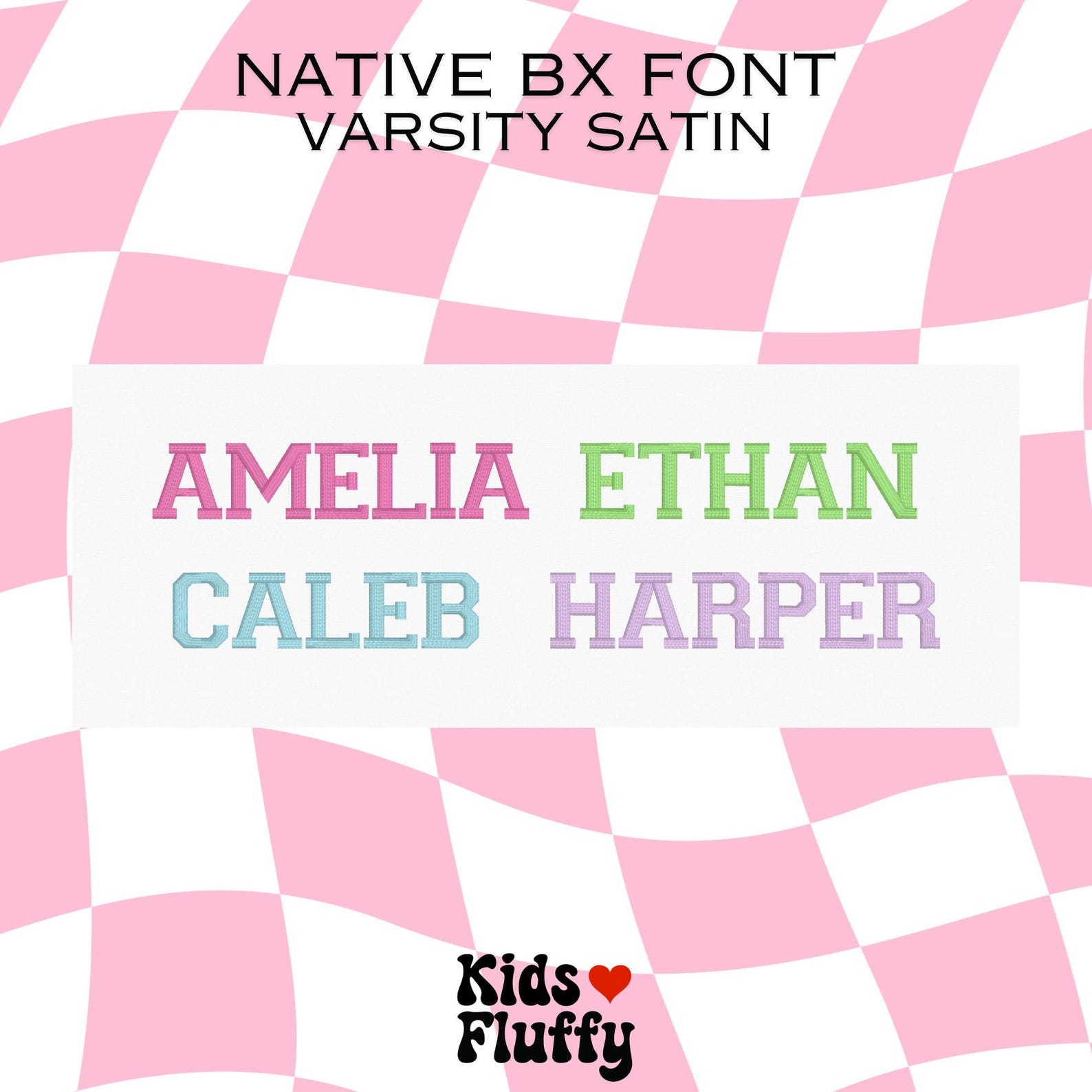 Native BX Font Varsity Satin - Bx Font - Embrilliance Native BX Font ...