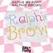 Native Bx Font Ralphie Brown - Bx Font - Embroidery Font - Embrilliance ...