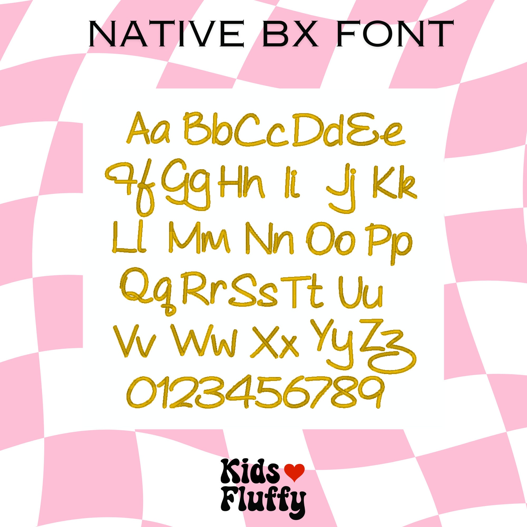 Native BX Font As-cute - BX Font - Embrilliance BX Font - Satin Font ...