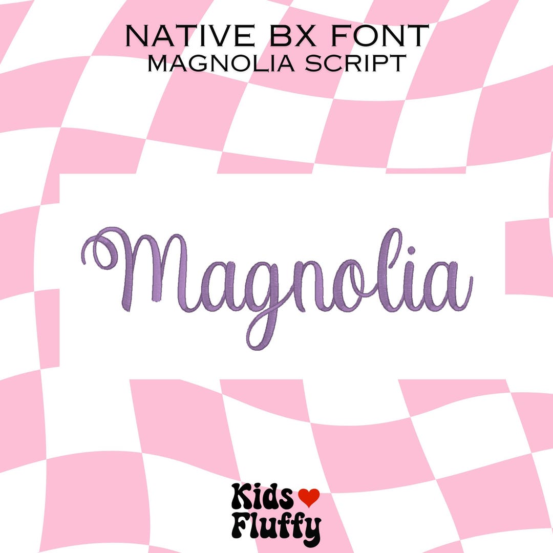 Native BX Font Magnolia Script - Bx Font - Embrilliance Native BX Font ...