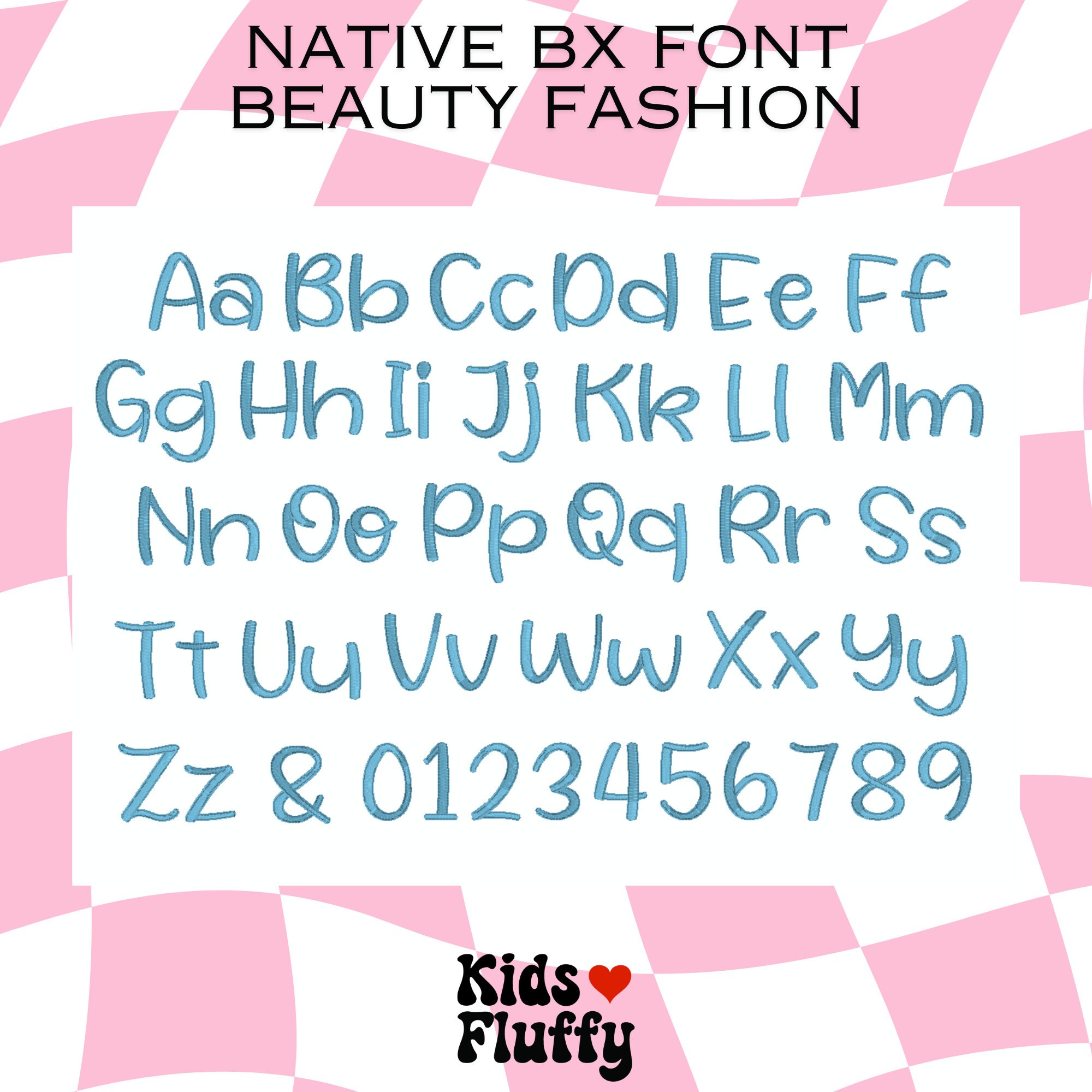 Native BX Font Beauty Fashion - Bx Font - Embroidery Font ...