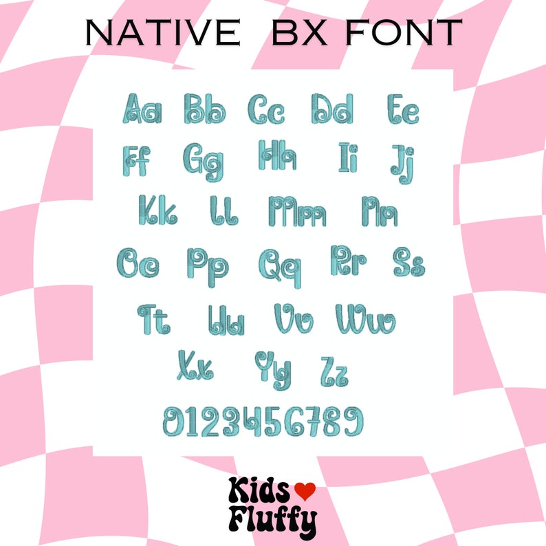 Native BX Font Waiting Christmas - BX Font - Embrilliance Native BX ...