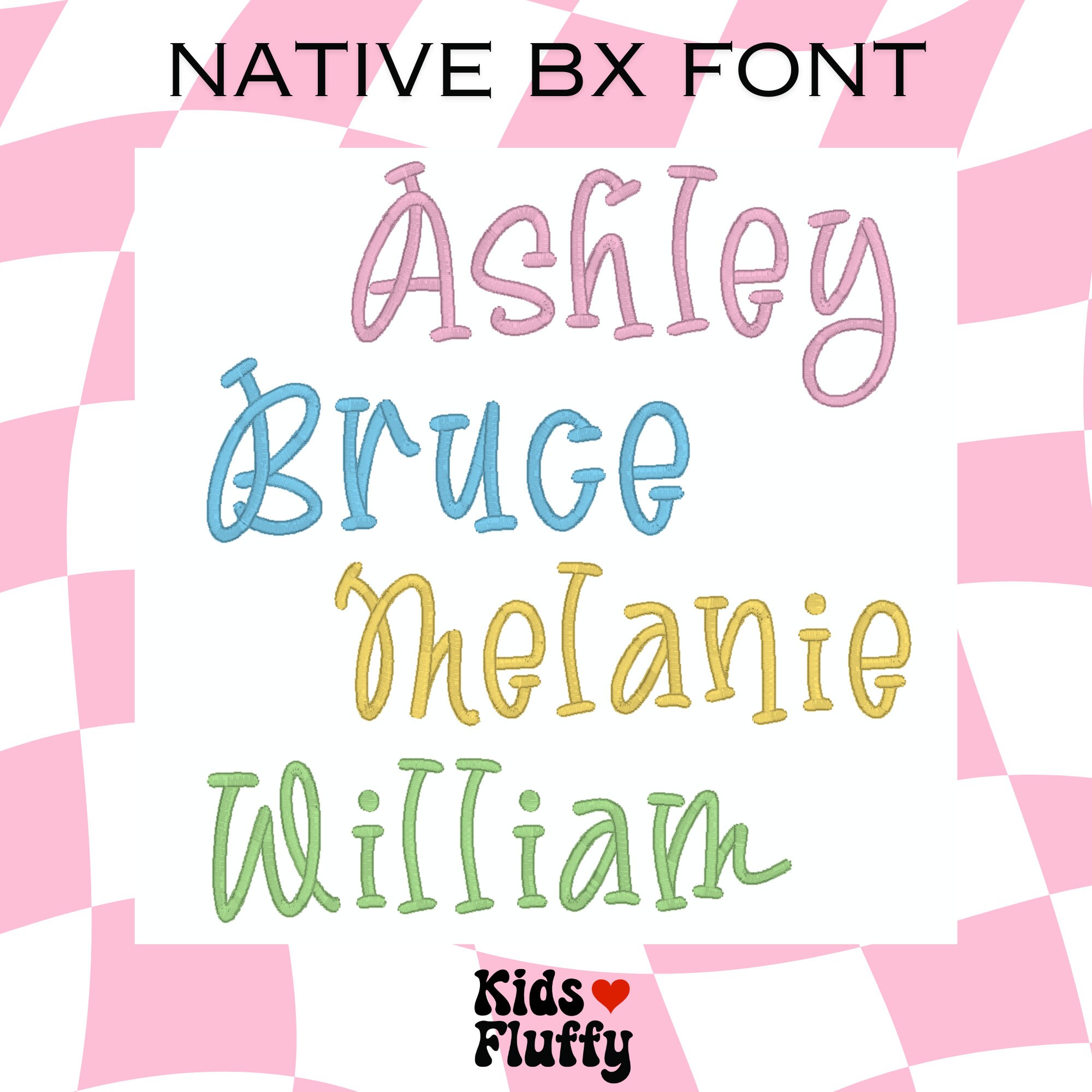 Native Bx Font - Child Dream Bx Font - BX Font - Embroidery Font ...