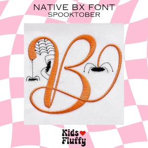 Native BX Font Spooktober - Bx Font - Embroidery - Embroidery Font ...
