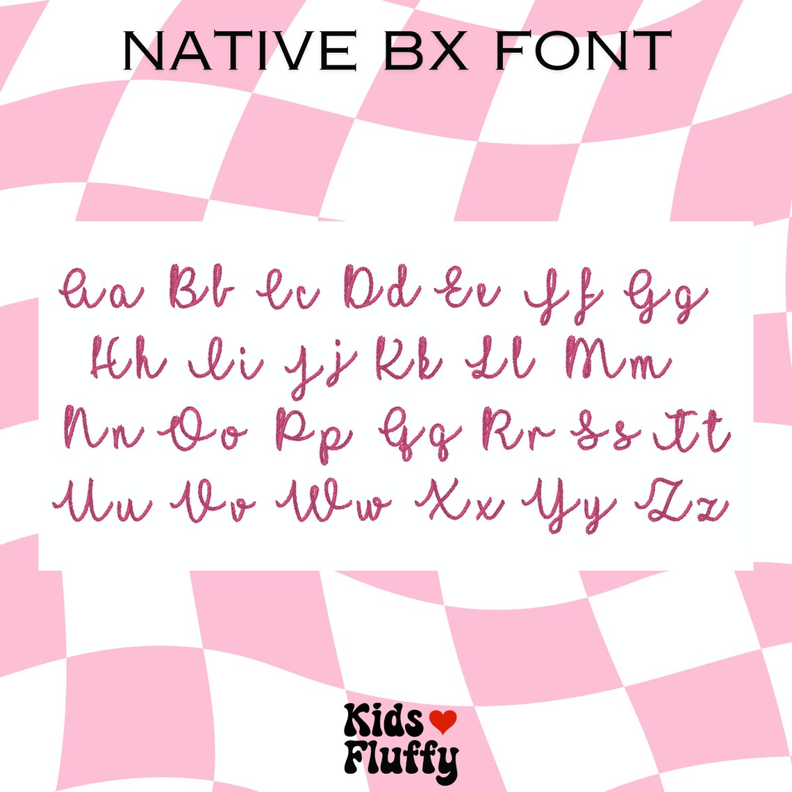 2 Native BX Font - Master Applique & Love Glitter - Applique Font ...