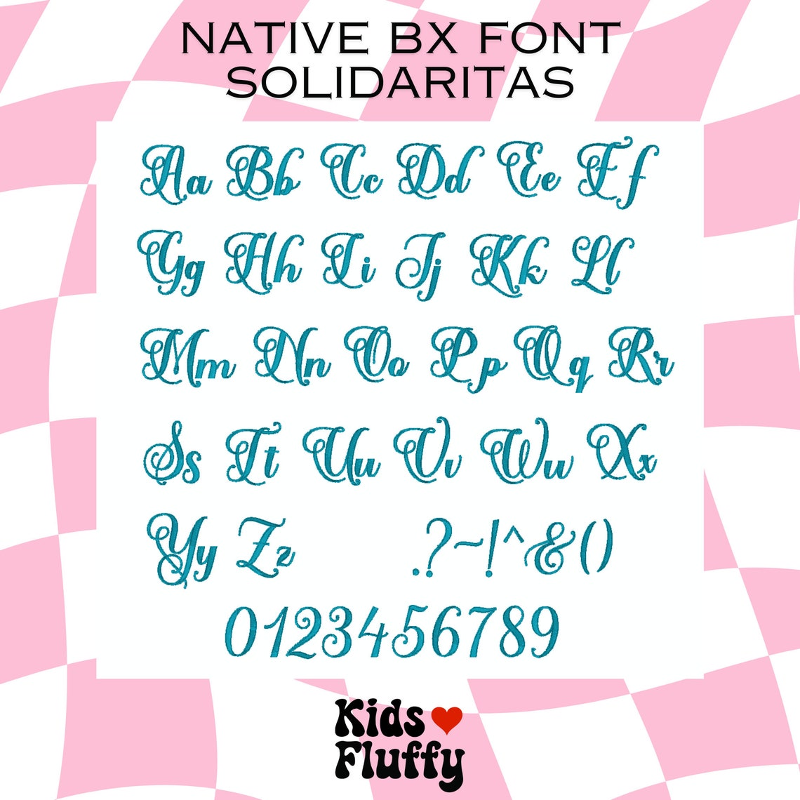 Native BX Font Solidaritas - Bx Font - Embrilliance Native BX Font ...
