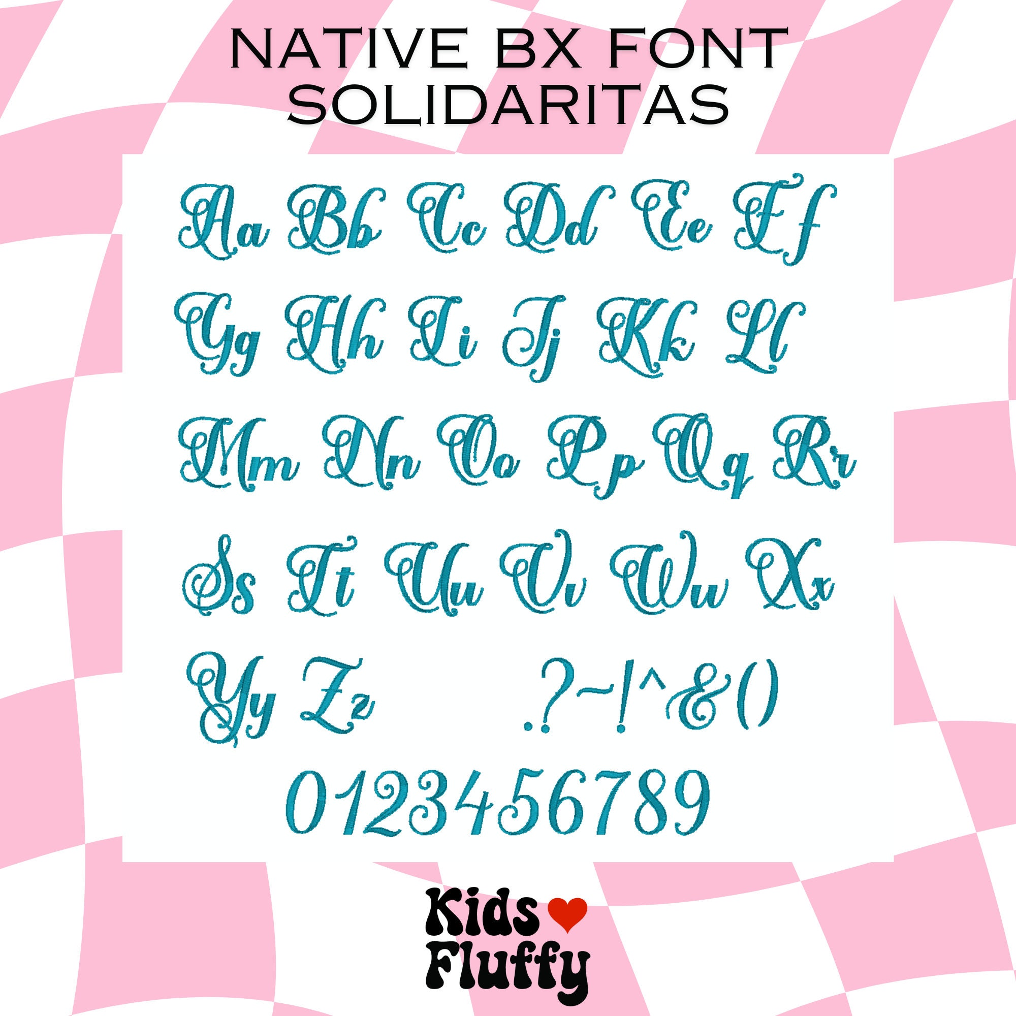 Native BX Font Solidaritas - Bx Font - Embrilliance Native BX Font ...