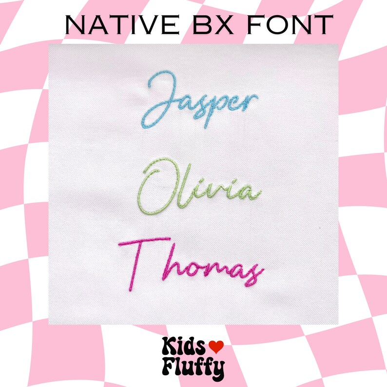 Native BX Font Silvertone - BX Font - Embrilliance BX Font - Embroidery ...