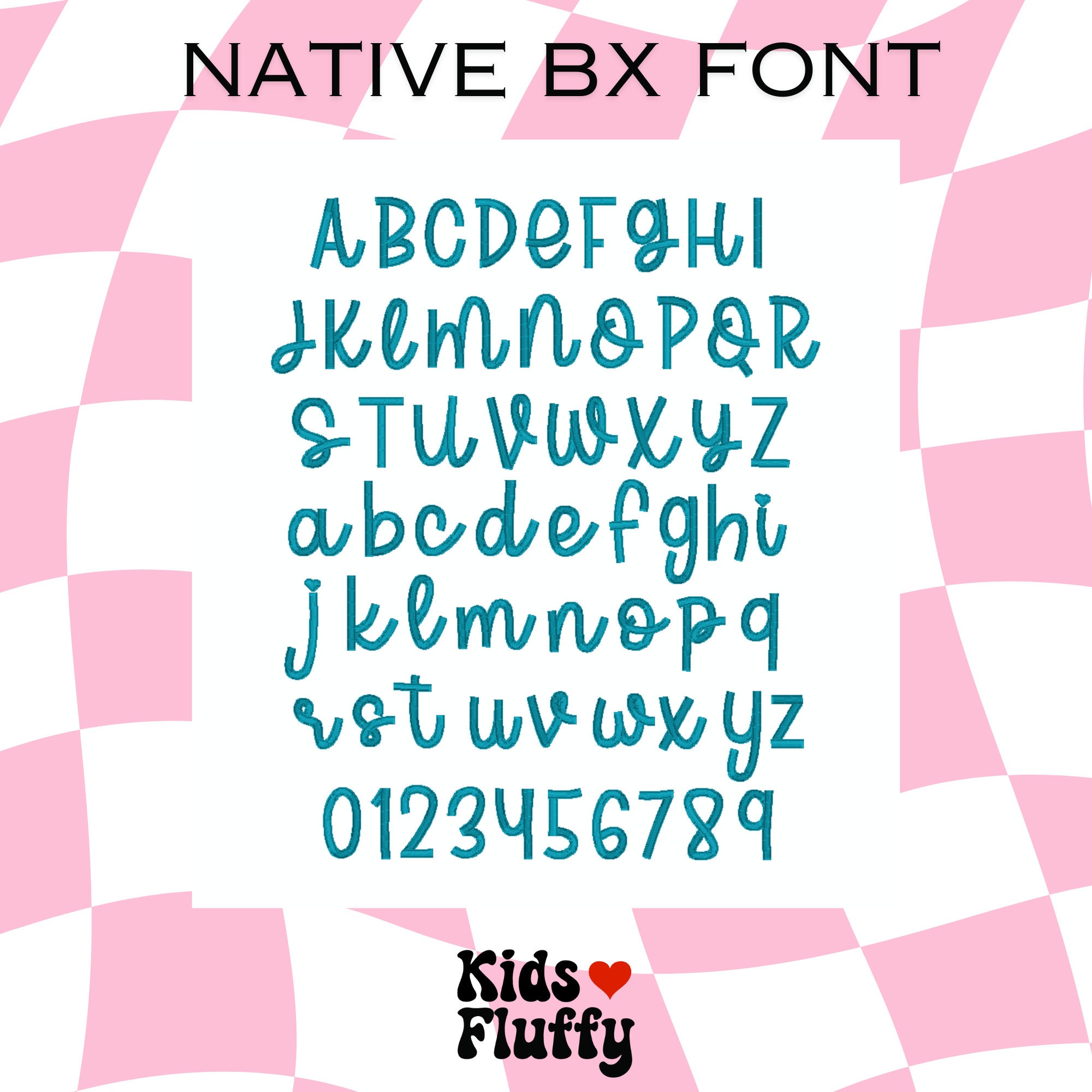 Aloha Native BX Font BX Font Embrilliance Native Font BX Embroidery Bx Font Satin Font - Etsy