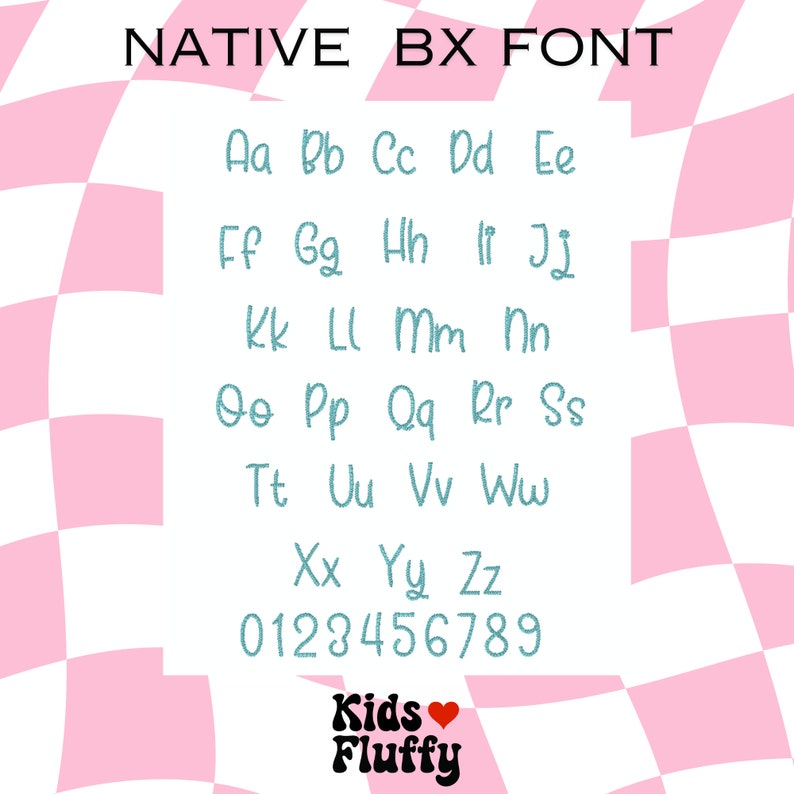 Native BX Font Amelia Chain - Bx Font - Embrilliance Native Bx Font ...