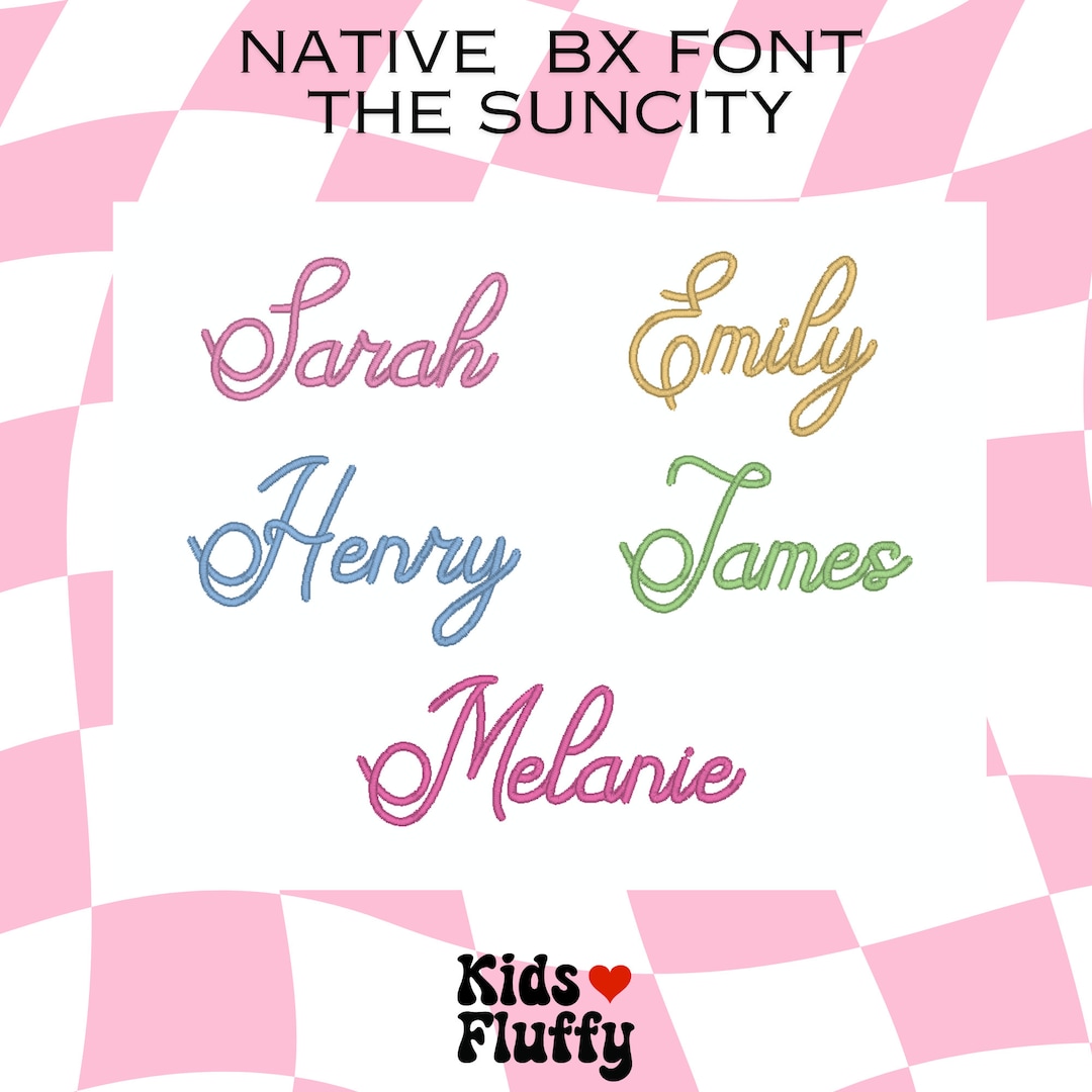 Native BX Font the Suncity - BX Font - Satin Stitch Font - Embrilliance ...