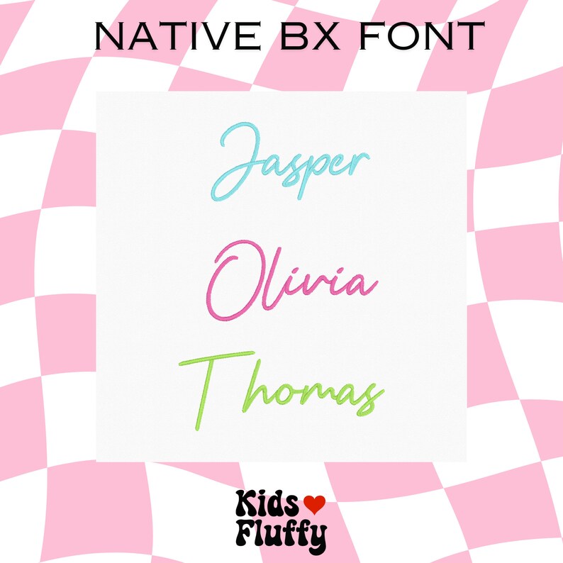 Native BX Font Silvertone - BX Font - Embrilliance BX Font - Embroidery ...