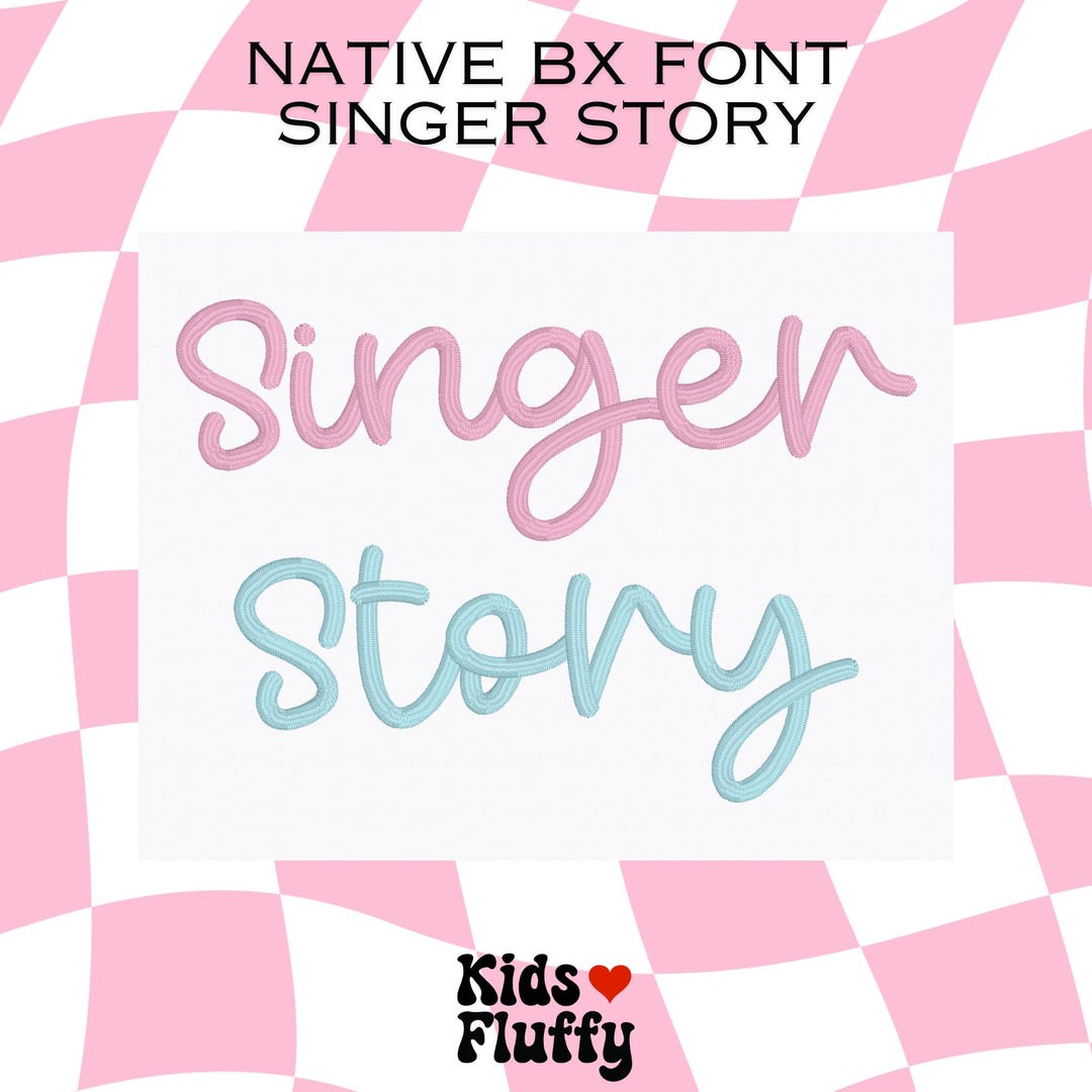 Native BX Font Singer Story - Bx Font - Embrilliance Native BX Font ...