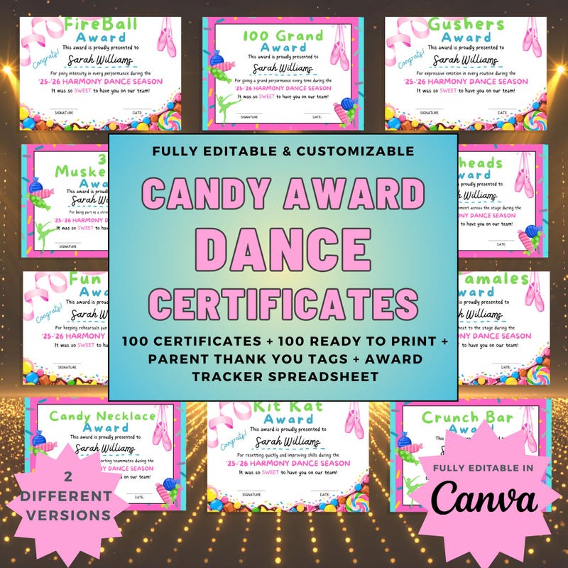 Candy Superlatives - Etsy