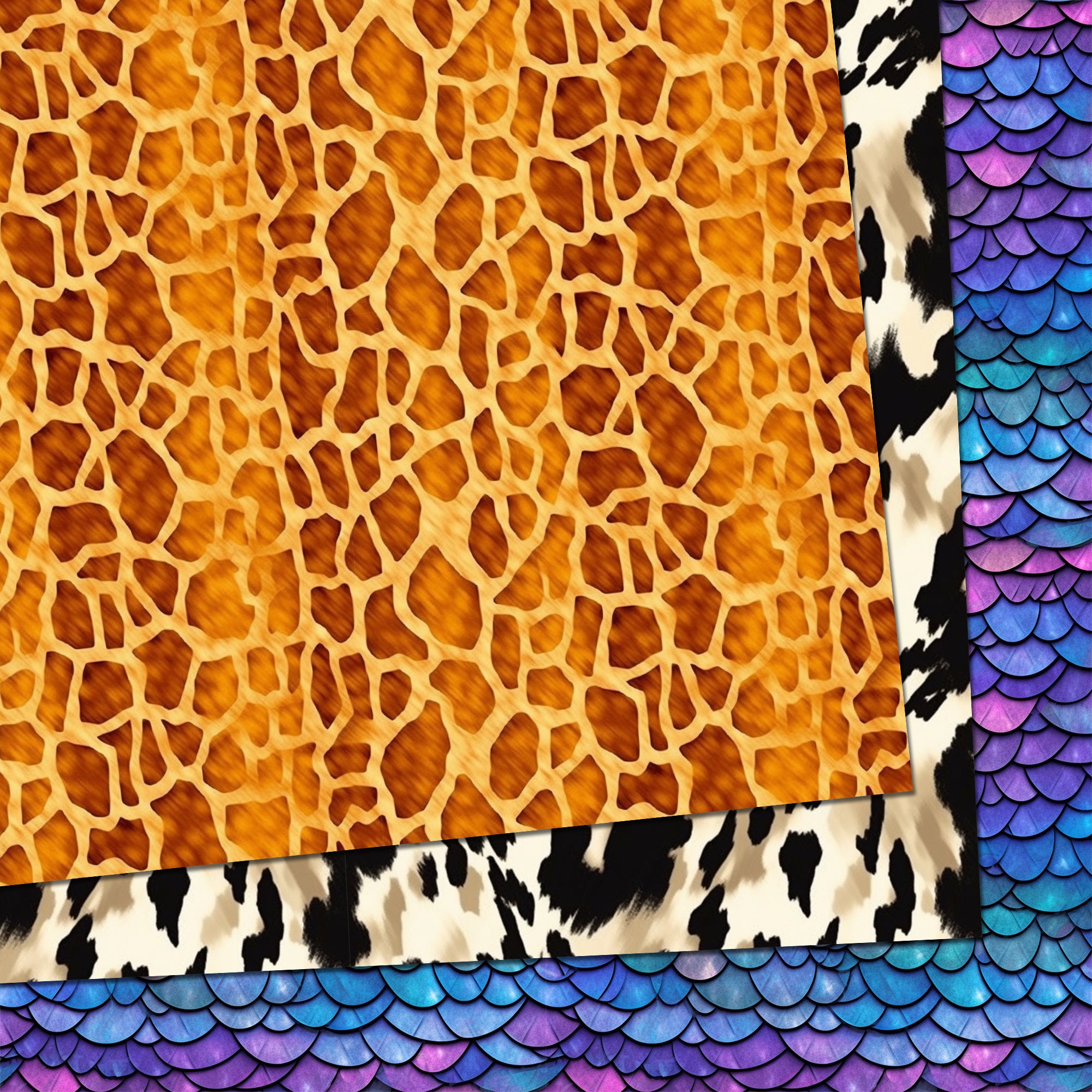 Animal Print Seamless Digital Textures Paper 20 High-quality Instant ...