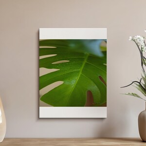 Monstera Plant Leaf Art, Digital Art, Digital Wallpaper, Nature Art ...