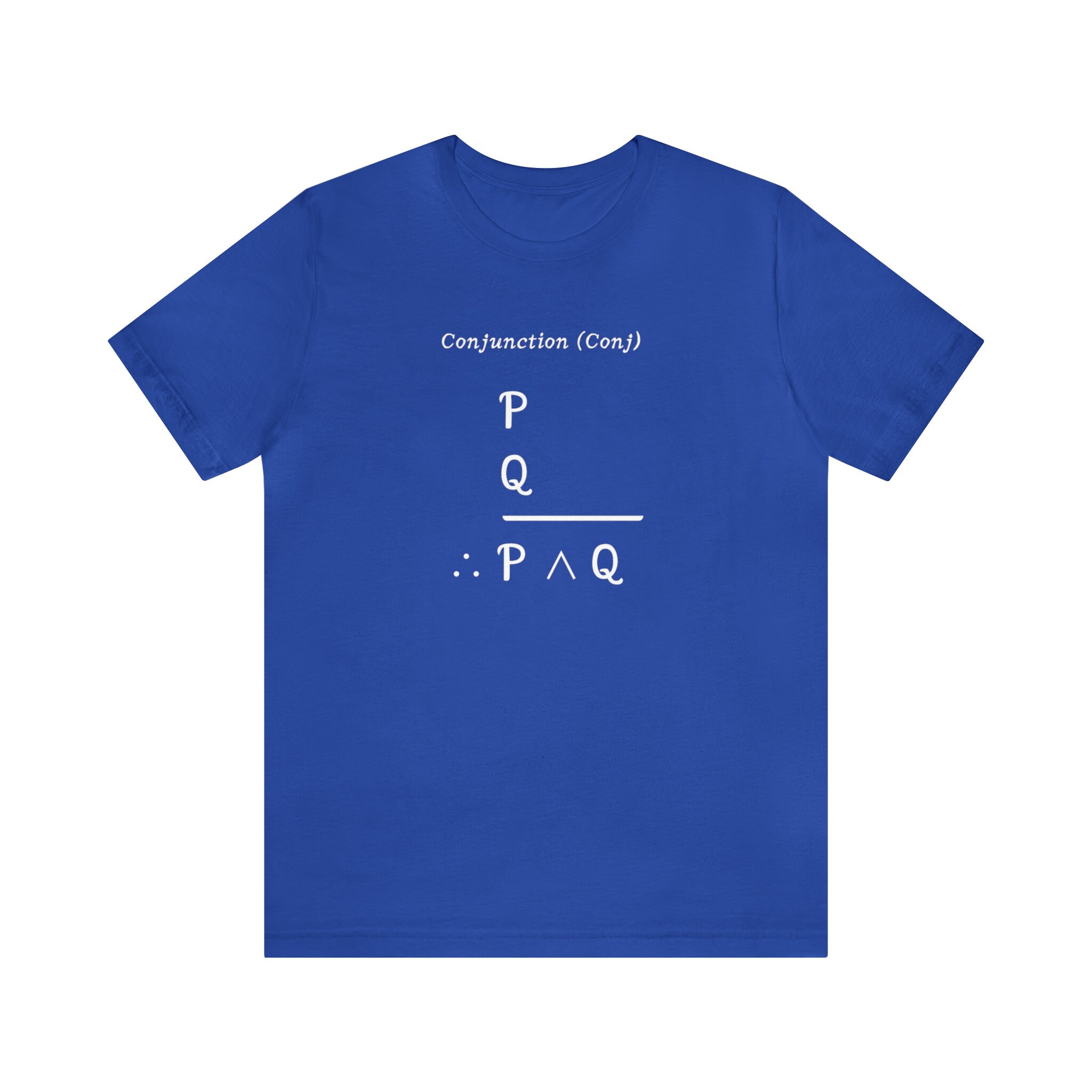 Conjunction Symbolic Logic Mathematics Equation Unisex Etsy