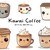 Kawaii Coffee Clip Art PNG X 20 | Digital Food/beverage | Kawaii Food ...