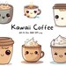 Kawaii Coffee Clip Art PNG X 20 | Digital Food/beverage | Kawaii Food ...